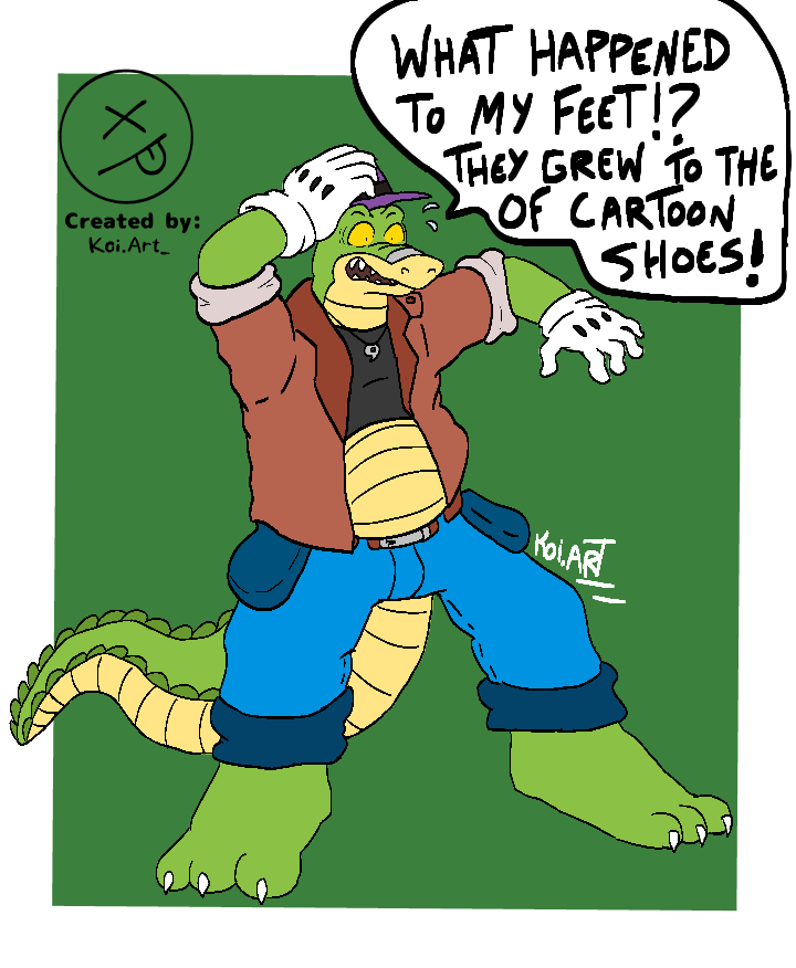 The Big ImageBoard (TBIB) - 2023 alligator alligatorid anthro big feet biped brok (brok the ...