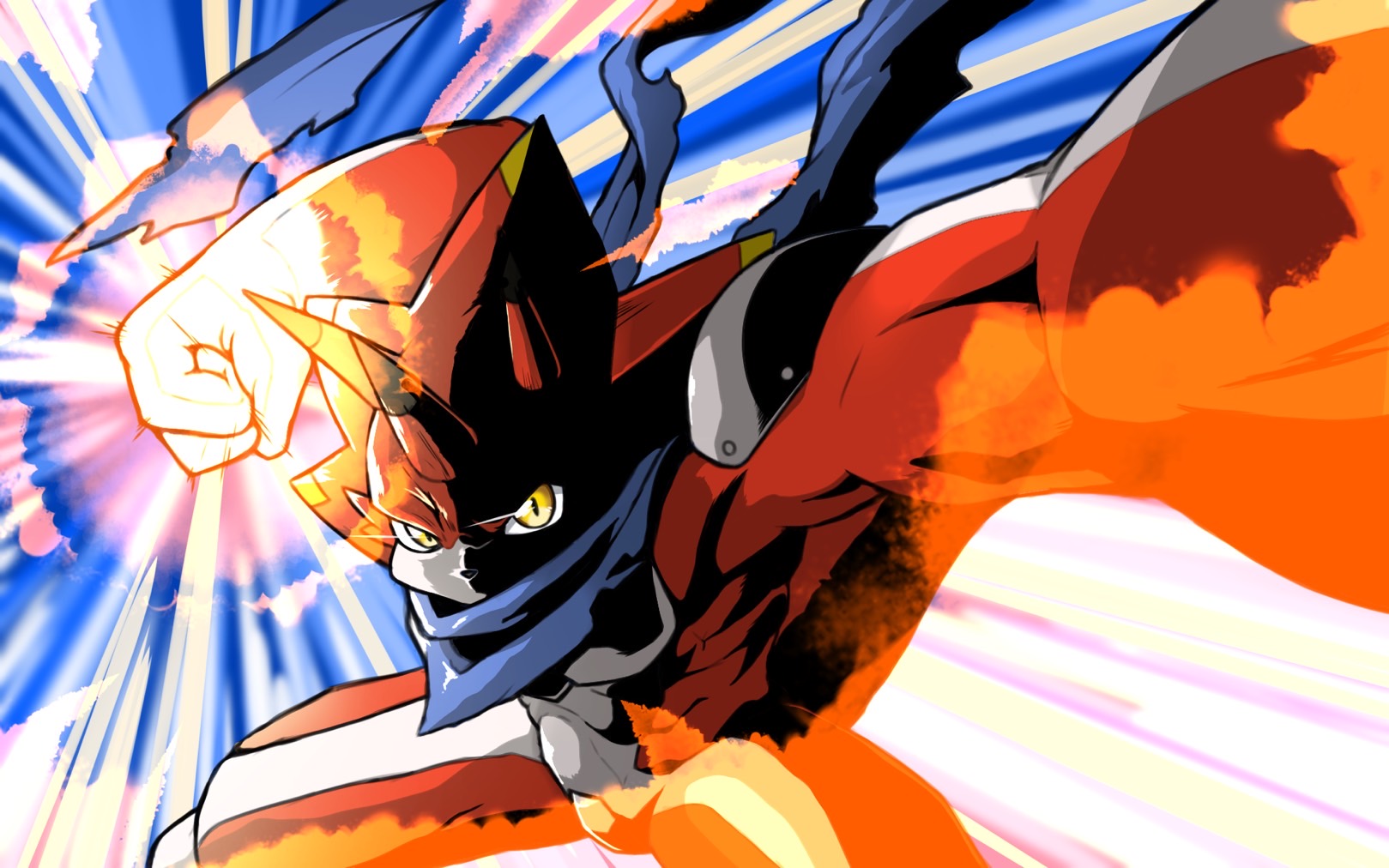 The Big ImageBoard (TBIB) - abs action pose angry anthro bandai namco betelgammamon codpiece ...