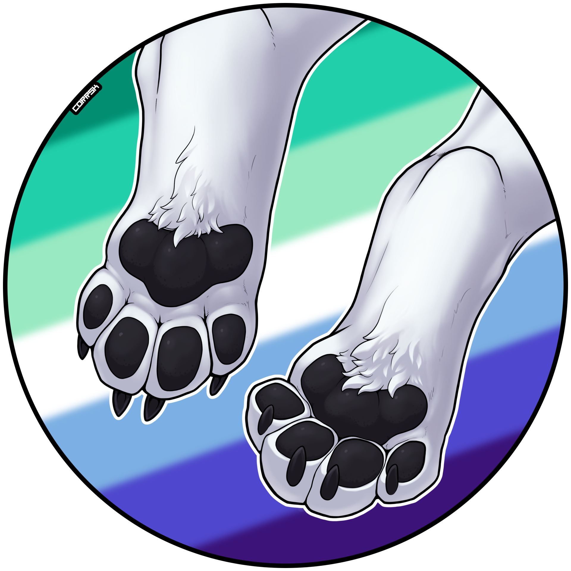 The Big ImageBoard (TBIB) - 1:1 alpha channel anthro canid canine claws ...