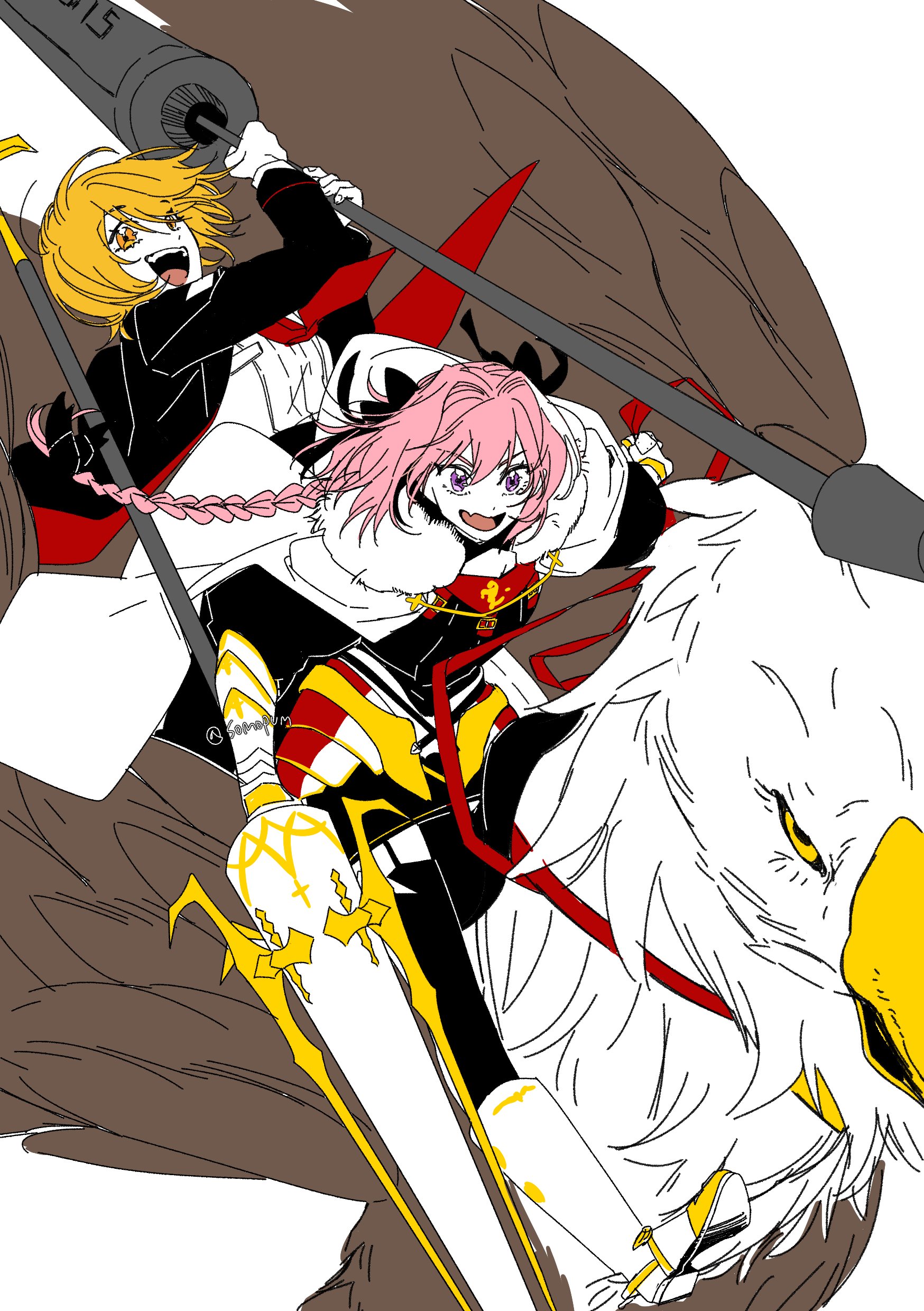The Big ImageBoard (TBIB) - 1boy 1girl absurdres armor astolfo (fate ...