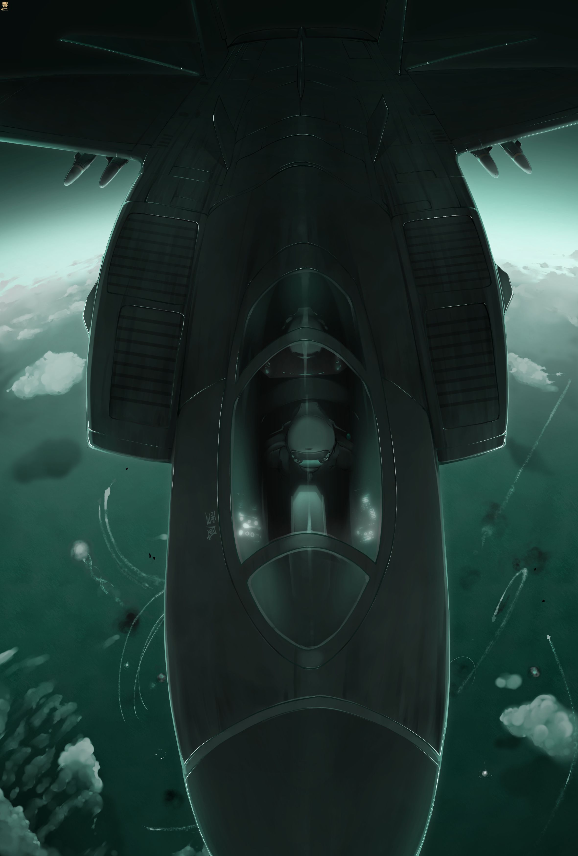 The Big Imageboard Tbib 2others Absurdres Aircraft Airplane Canopy