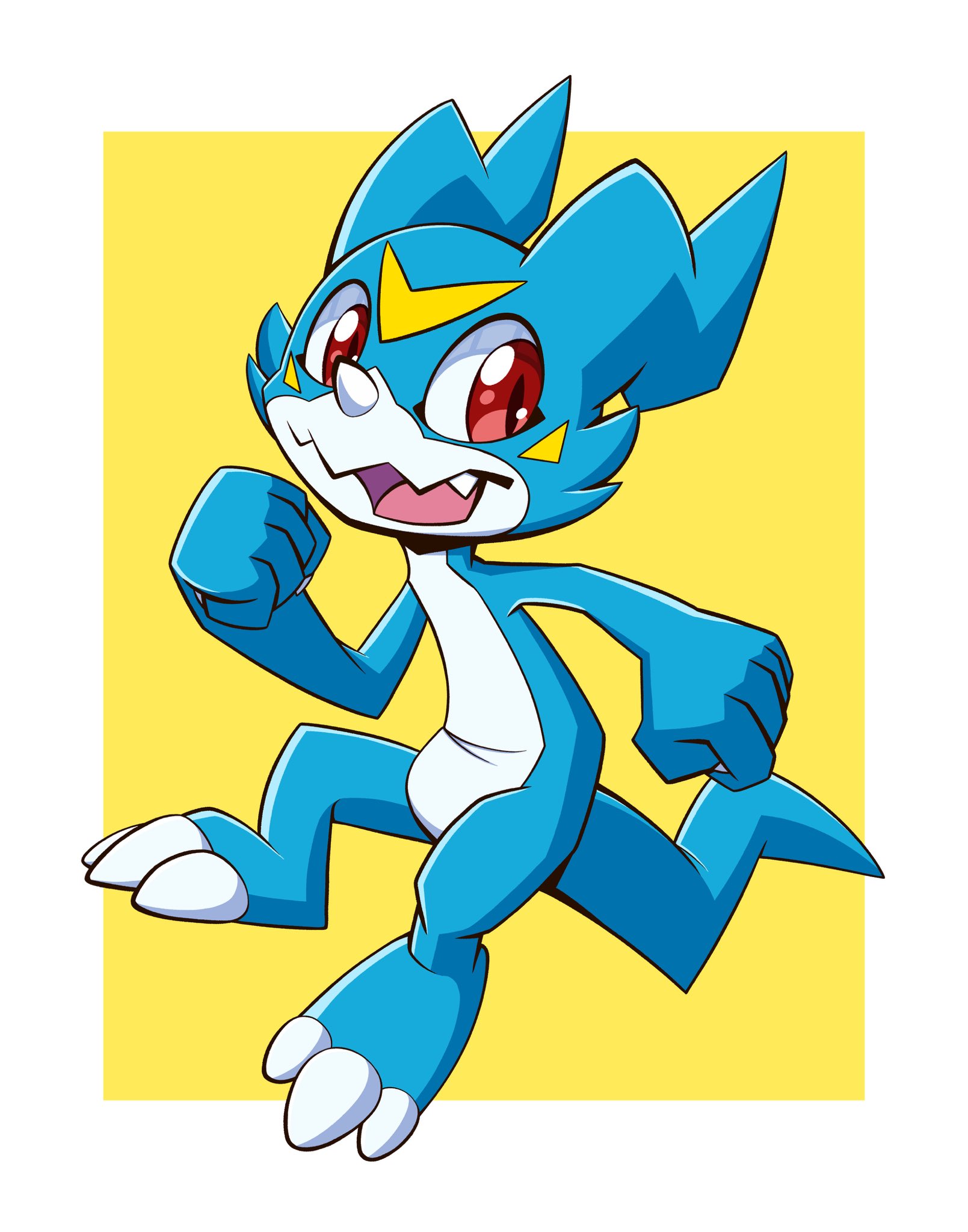 The Big ImageBoard (TBIB) - 2023 5 fingers ambiguous gender anthro bandai namco biped blue body ...