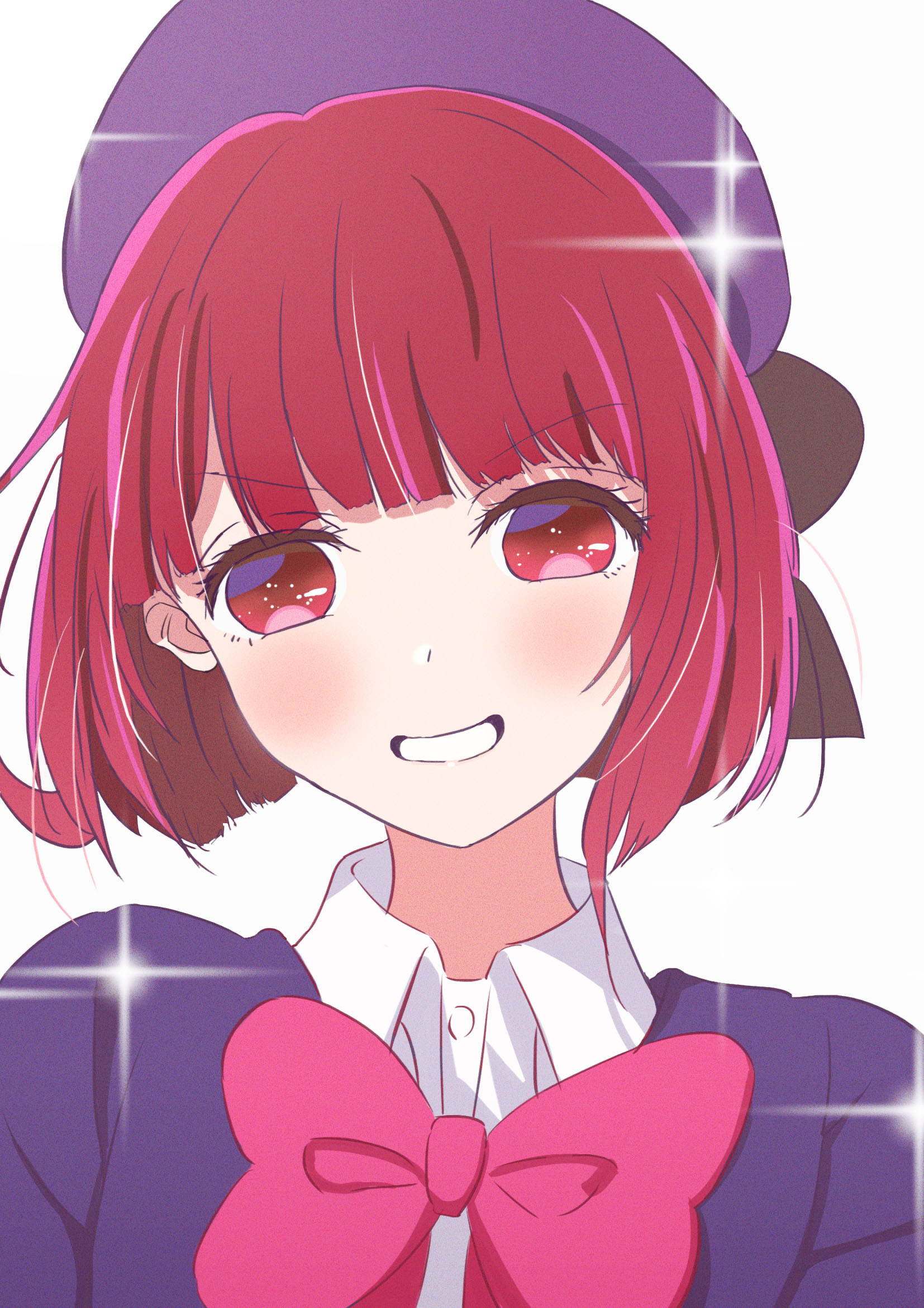 The Big ImageBoard (TBIB) - 1girl amasawa hajime (a ma sa wa) arima kana beret blue headwear ...