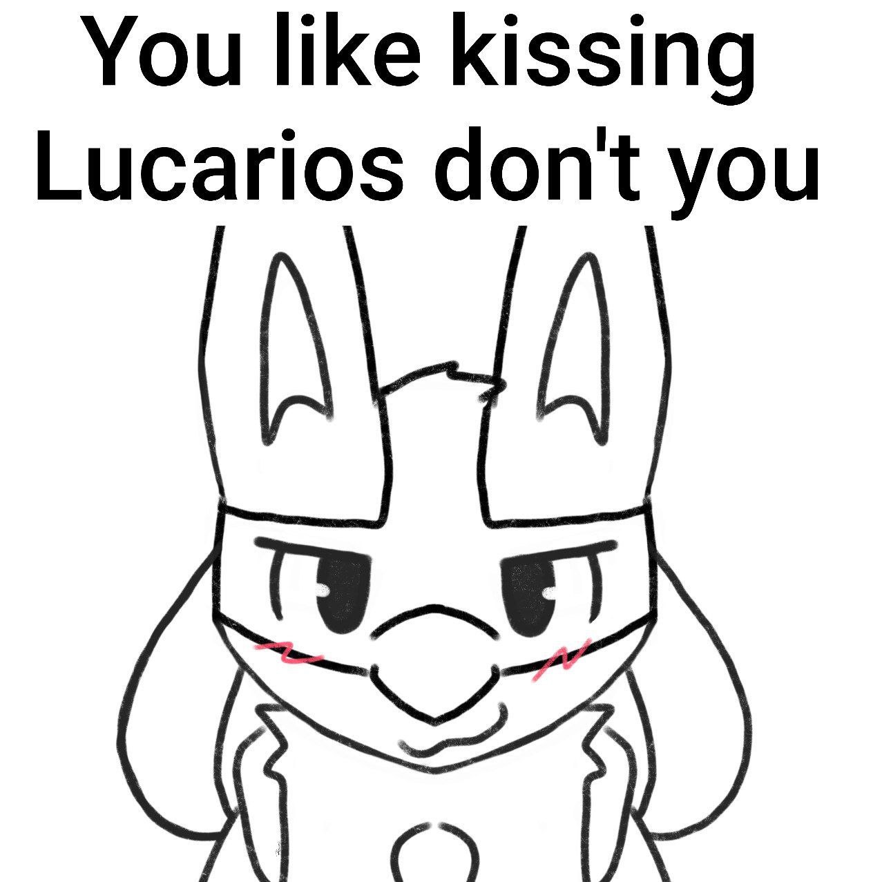 The Big ImageBoard (TBIB) - 1:1 ambiguous gender anthro blush boy kisser (meme) english text ...