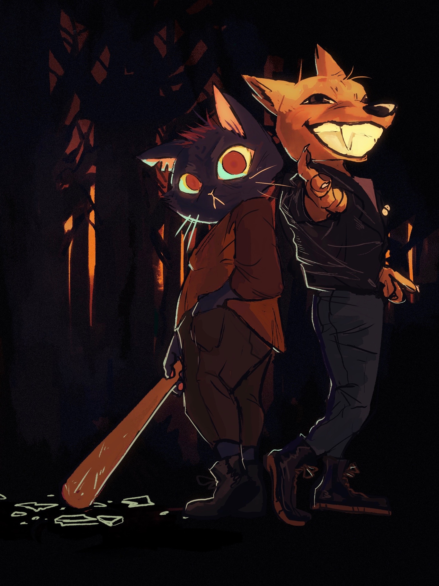 The Big ImageBoard (TBIB) - 1boy 1girl animal ears animal nose baseball ...