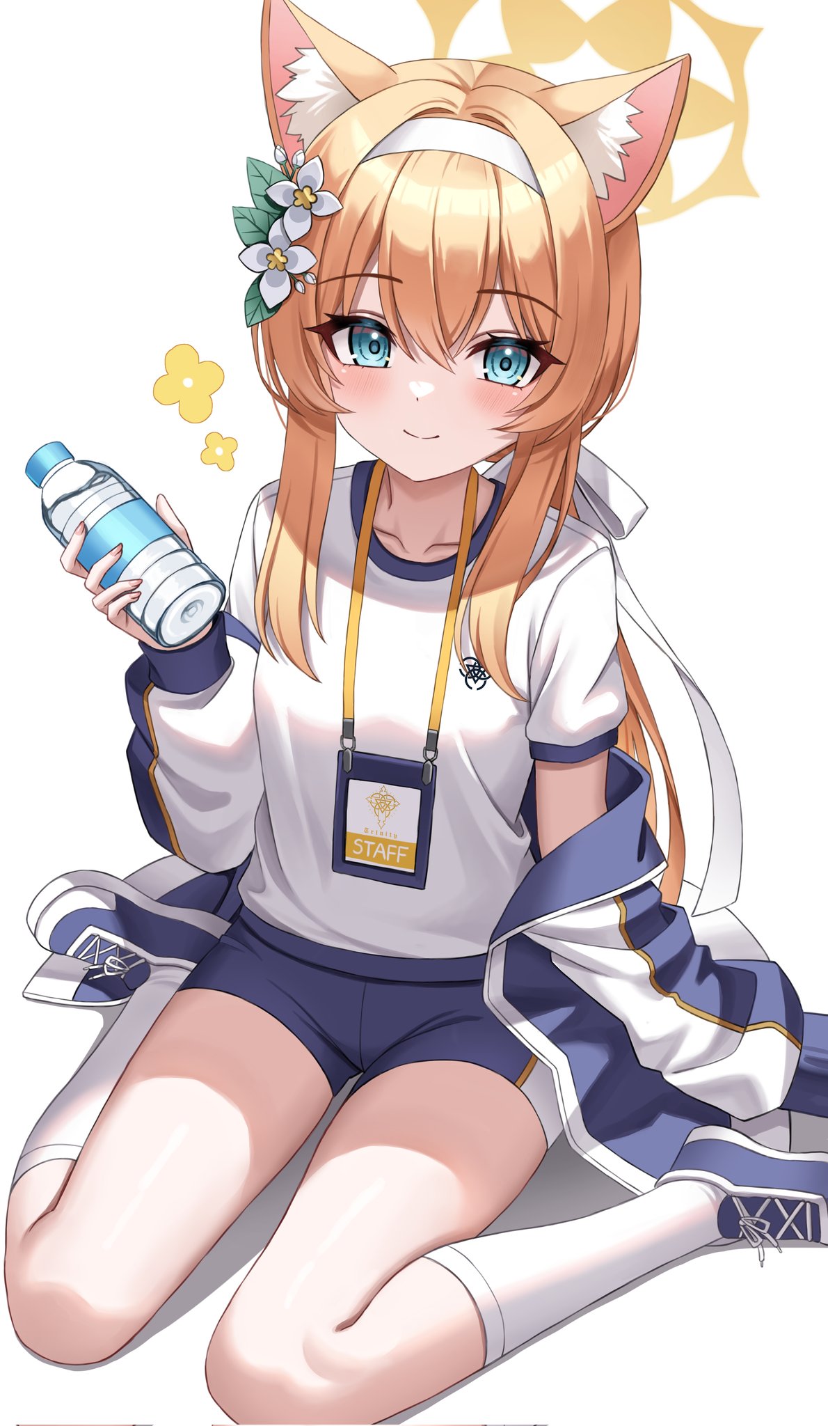 The Big ImageBoard (TBIB) - 1girl animal ear fluff animal ears aqua ...