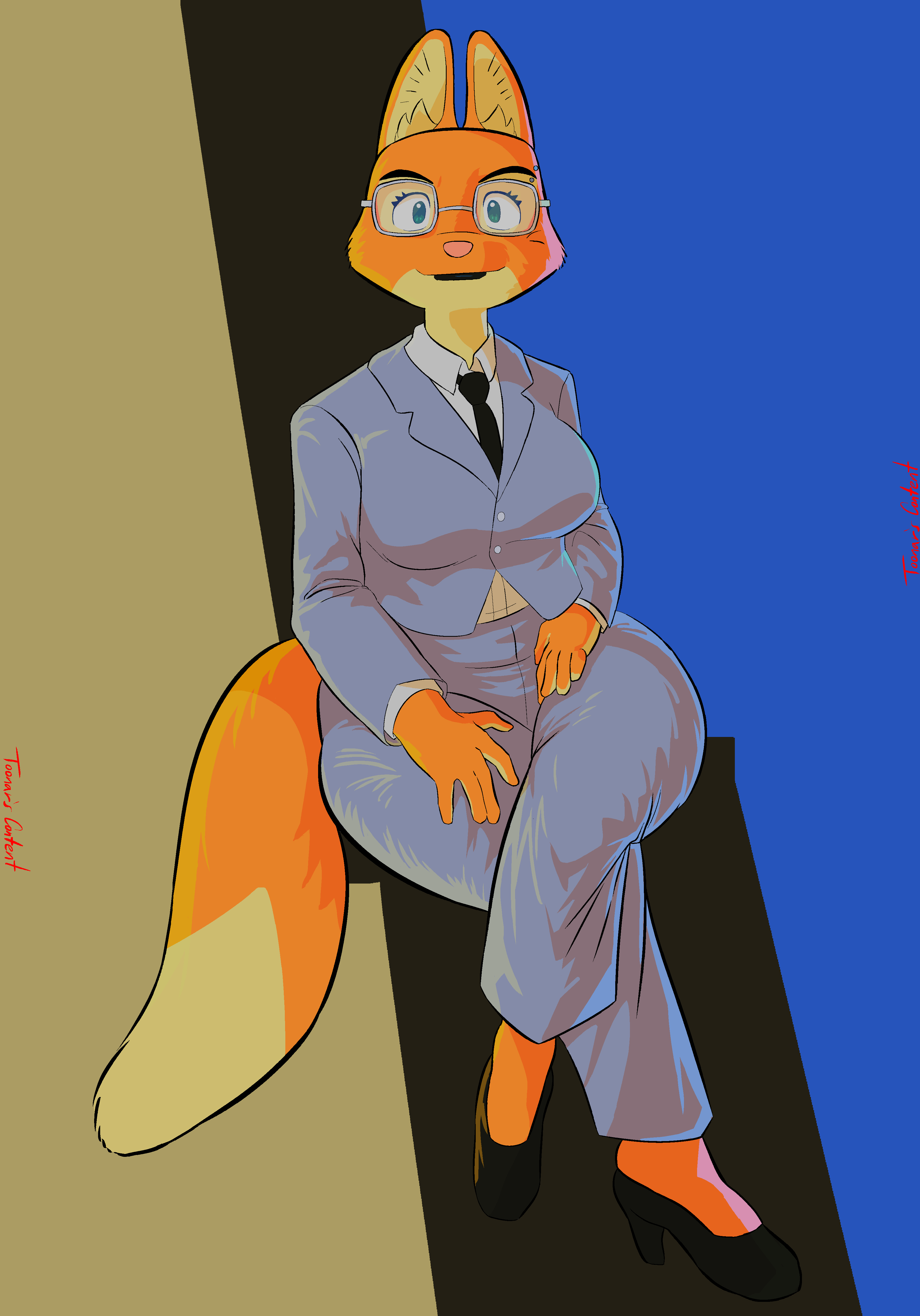 The Big ImageBoard (TBIB) - absurd res anthro breasts canid canine canis clothed clothing curvy ...