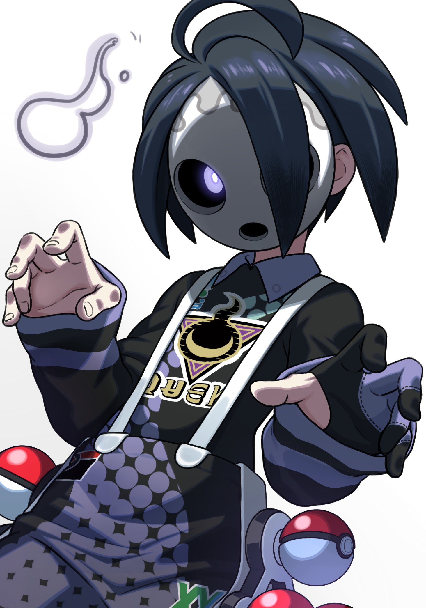 The Big ImageBoard (TBIB) - 1boy allister (pokemon) bite addict black ...