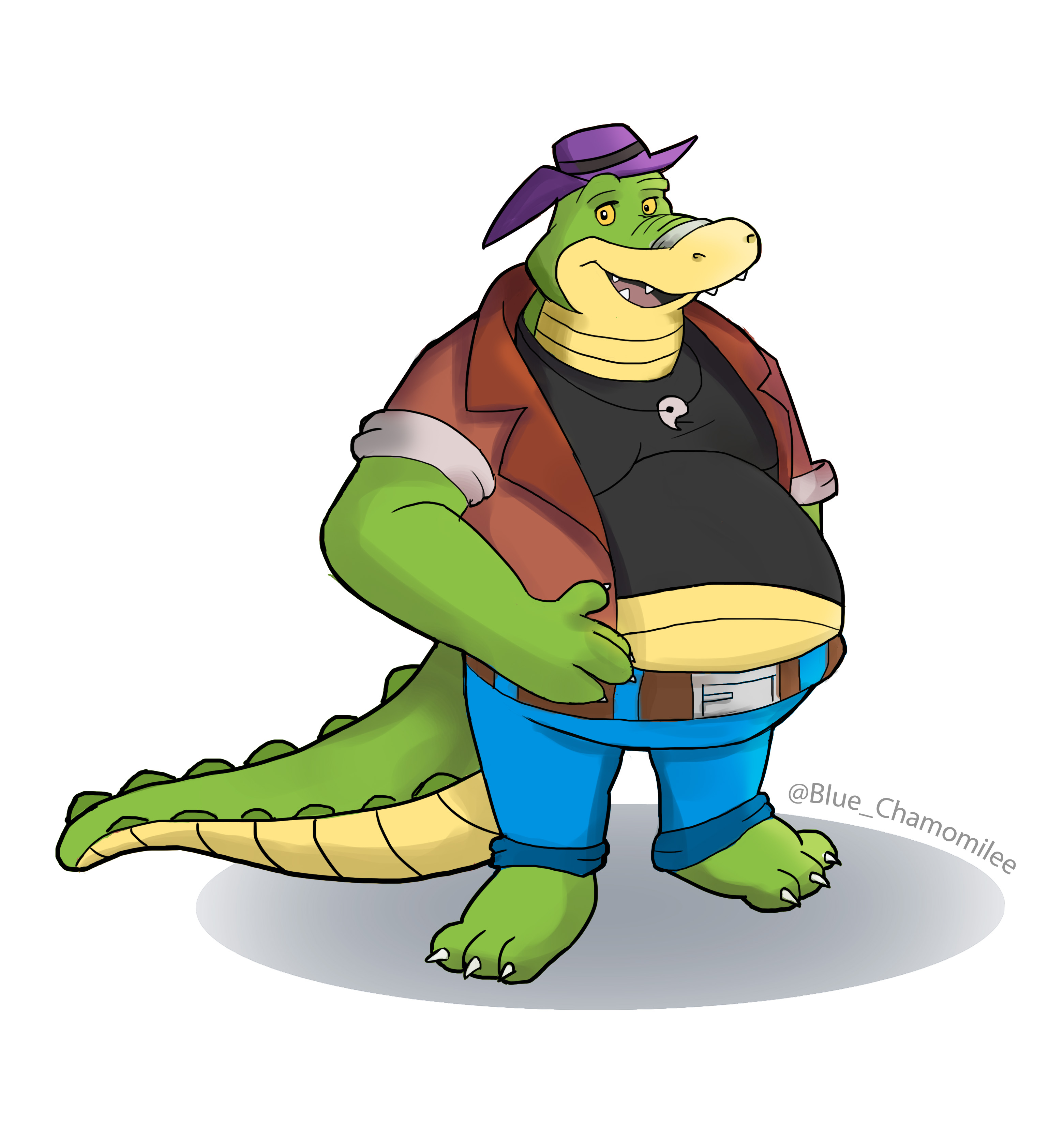 The Big ImageBoard (TBIB) - 2023 absurd res alligator alligatorid anthro belly big belly blue ...