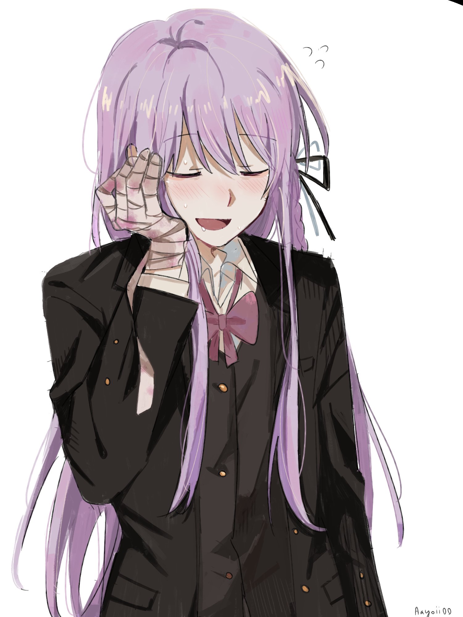 The Big ImageBoard (TBIB) - 1girl :d artist name axy cang bandaged hand ...