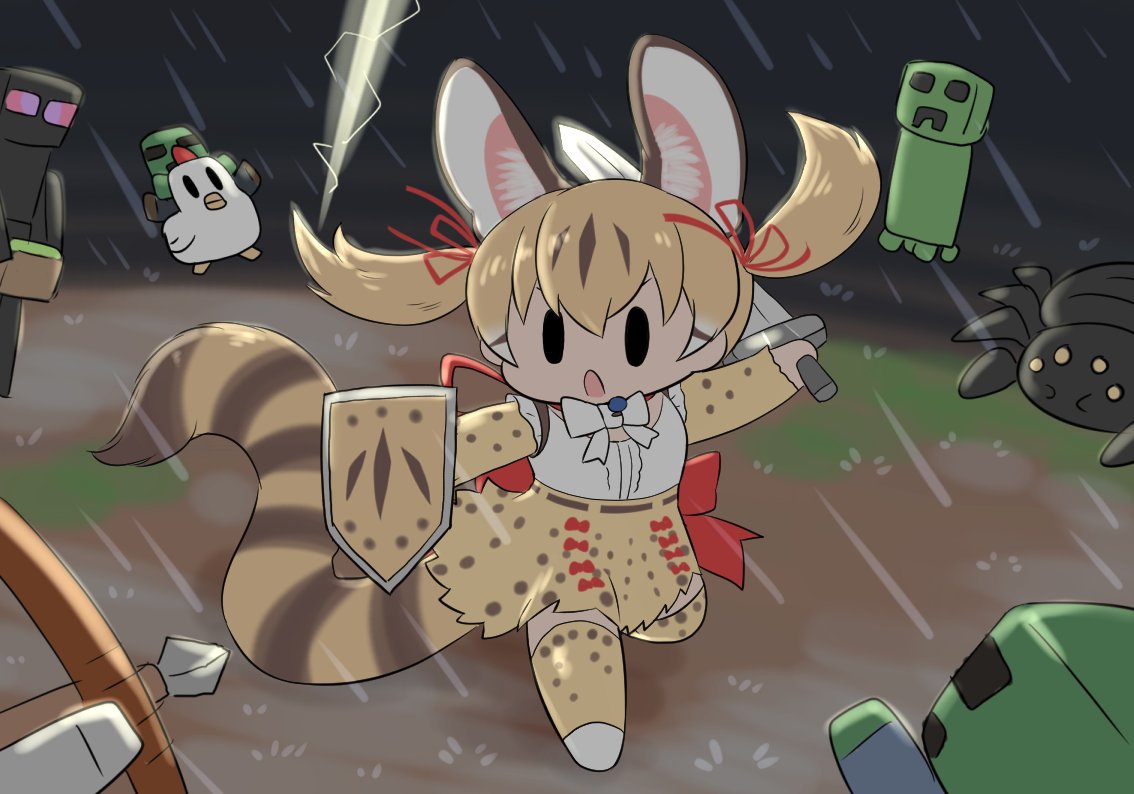 The Big ImageBoard (TBIB) - 1girl animal ears belt black eyes bokoboko (pandagapanda1) bow ...