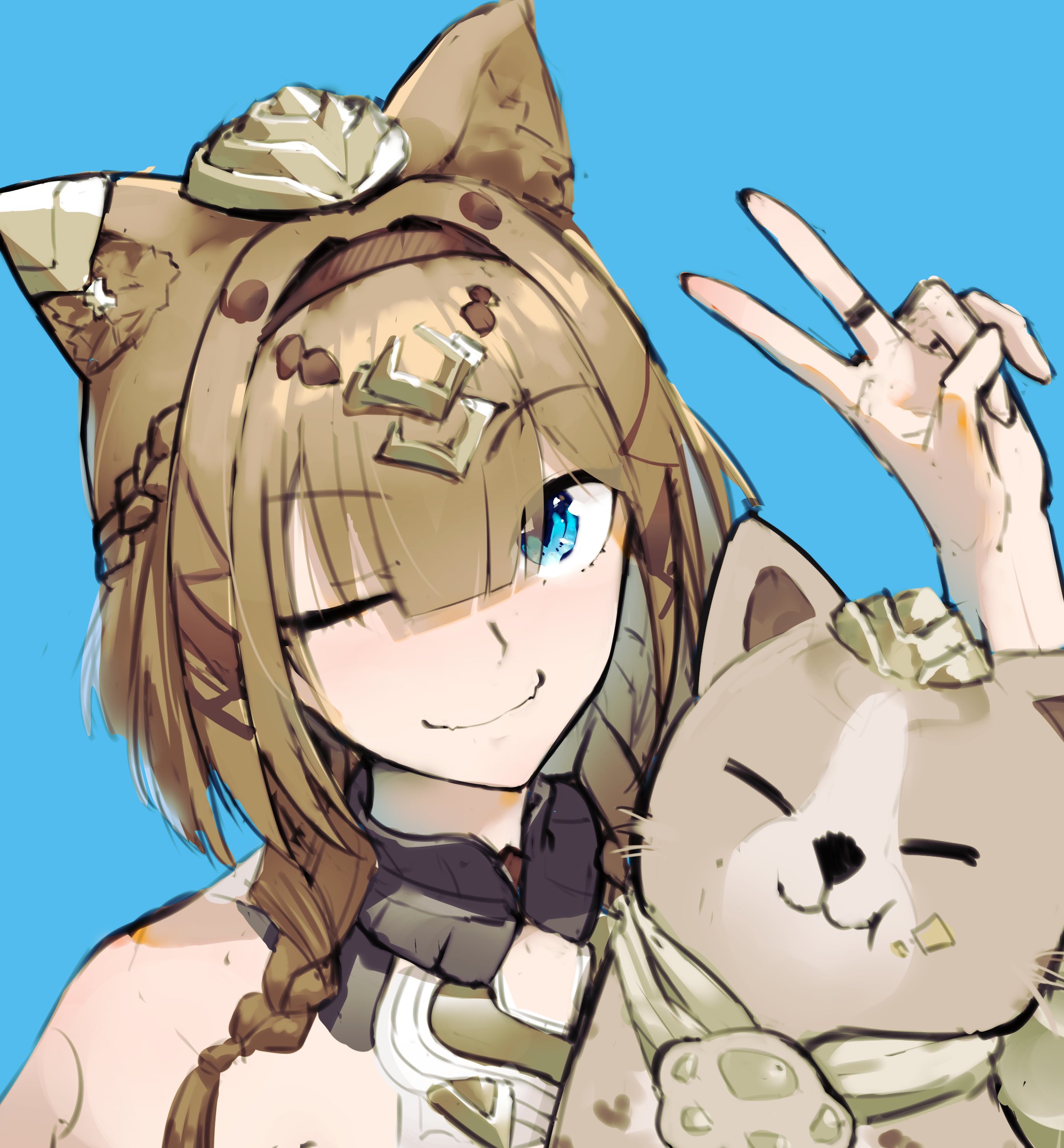 The Big ImageBoard (TBIB) - 1girl absurdres animal ears bare shoulders ...