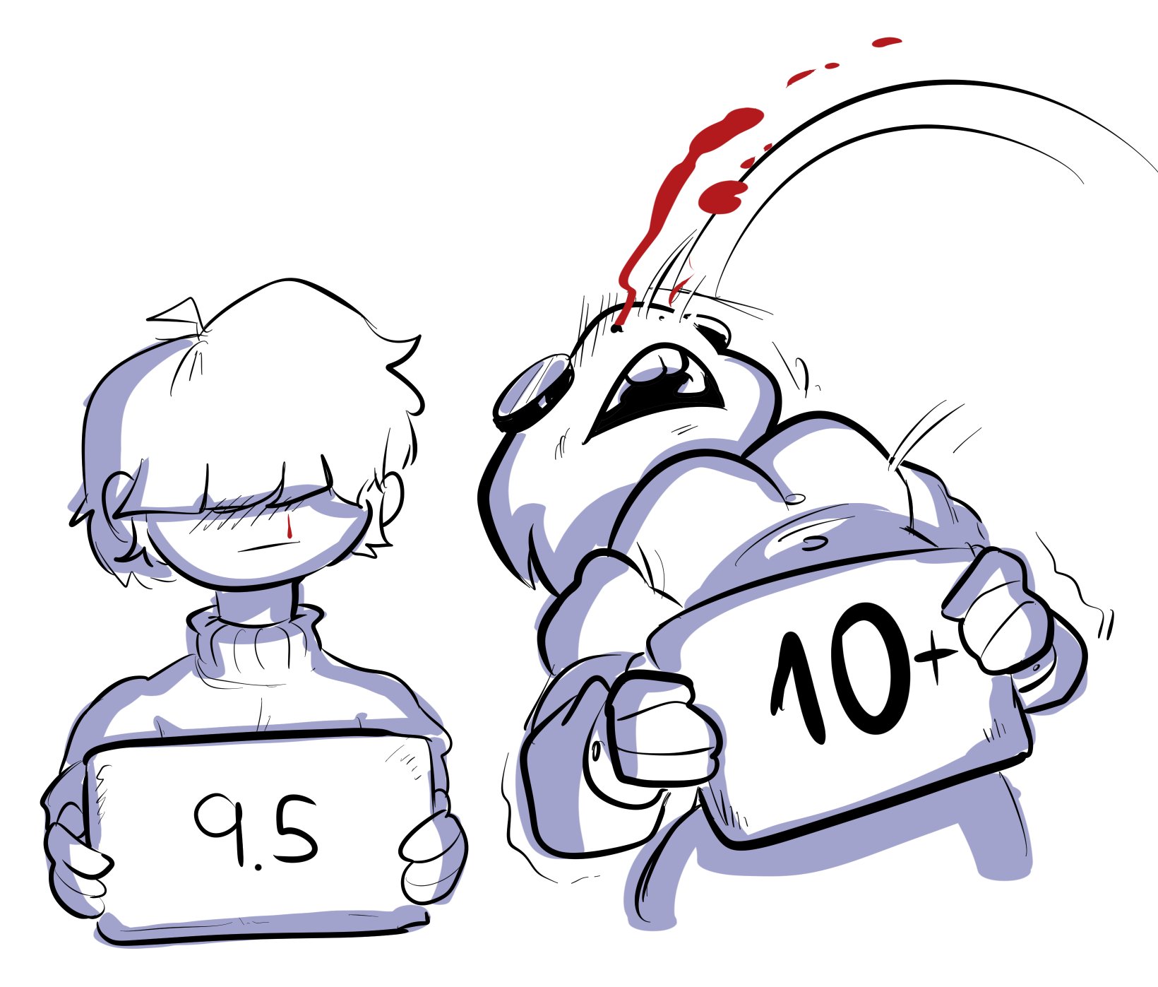 The Big ImageBoard (TBIB) - alphys anthro blood blush bodily fluids ...