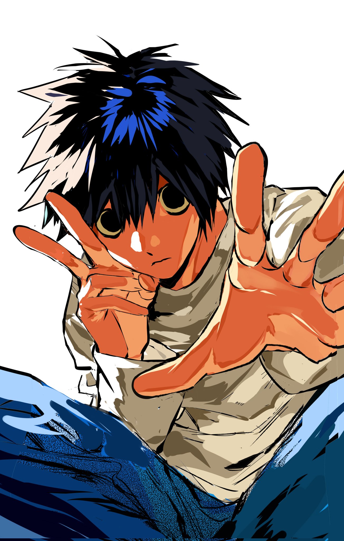 The Big ImageBoard (TBIB) - 1boy bags under eyes black eyes black hair ...