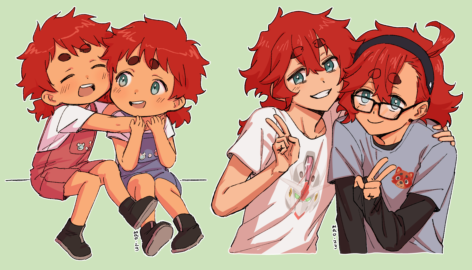 The Big ImageBoard (TBIB) - 2girls age progression aged down alternate costume alternate ...