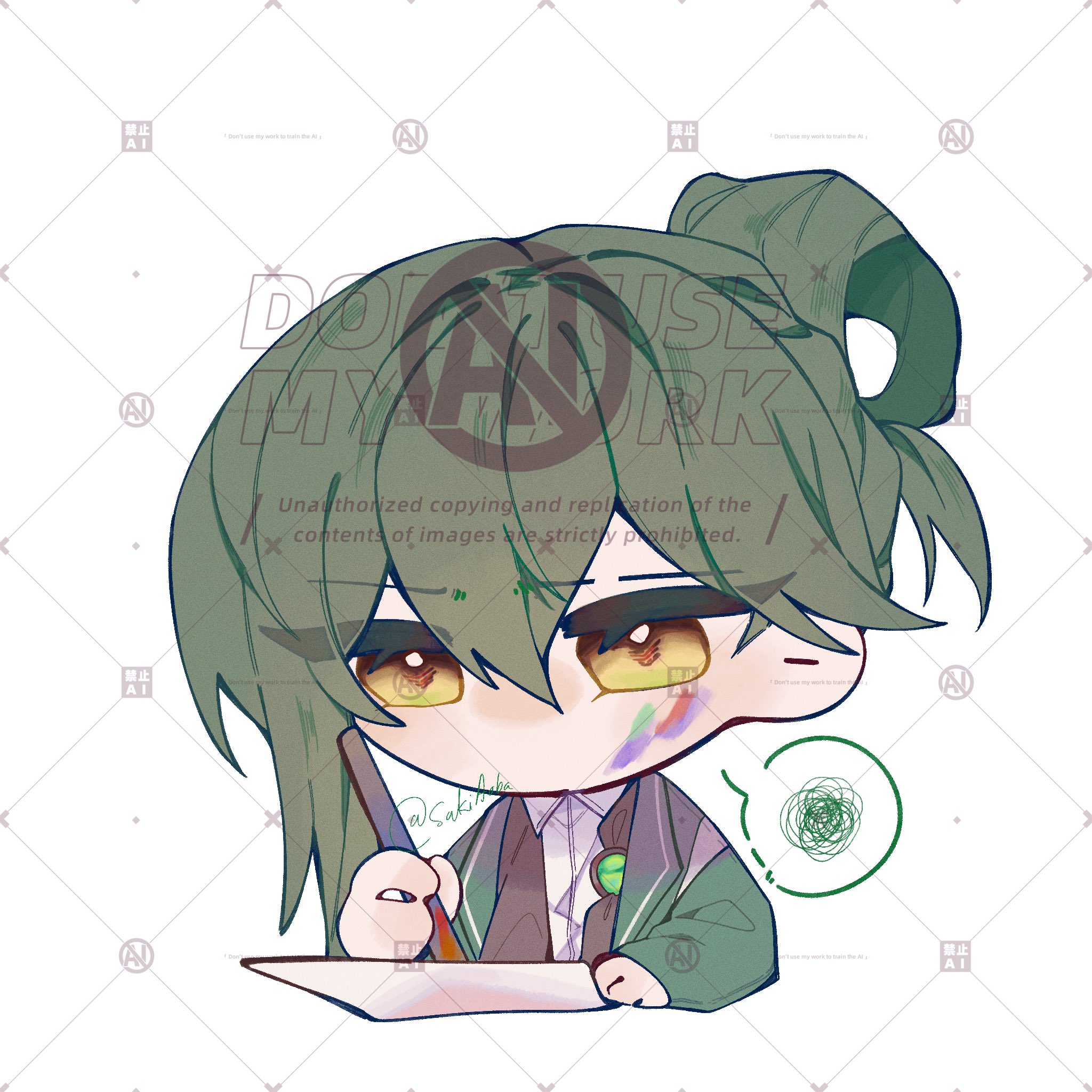 The Big ImageBoard (TBIB) - 1boy ascot chibi coat collared shirt folded ...