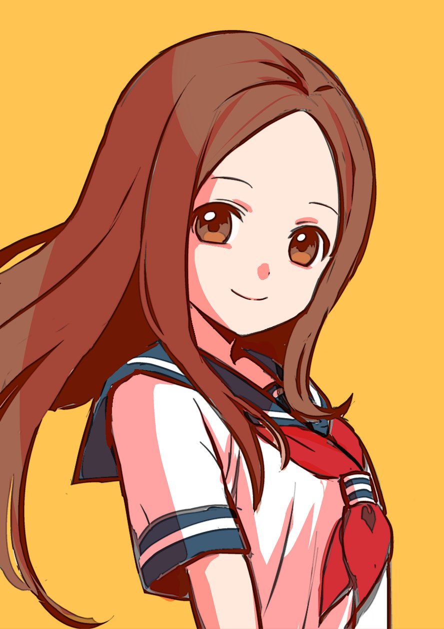 The Big ImageBoard (TBIB) - 1girl brown eyes brown hair closed mouth ...