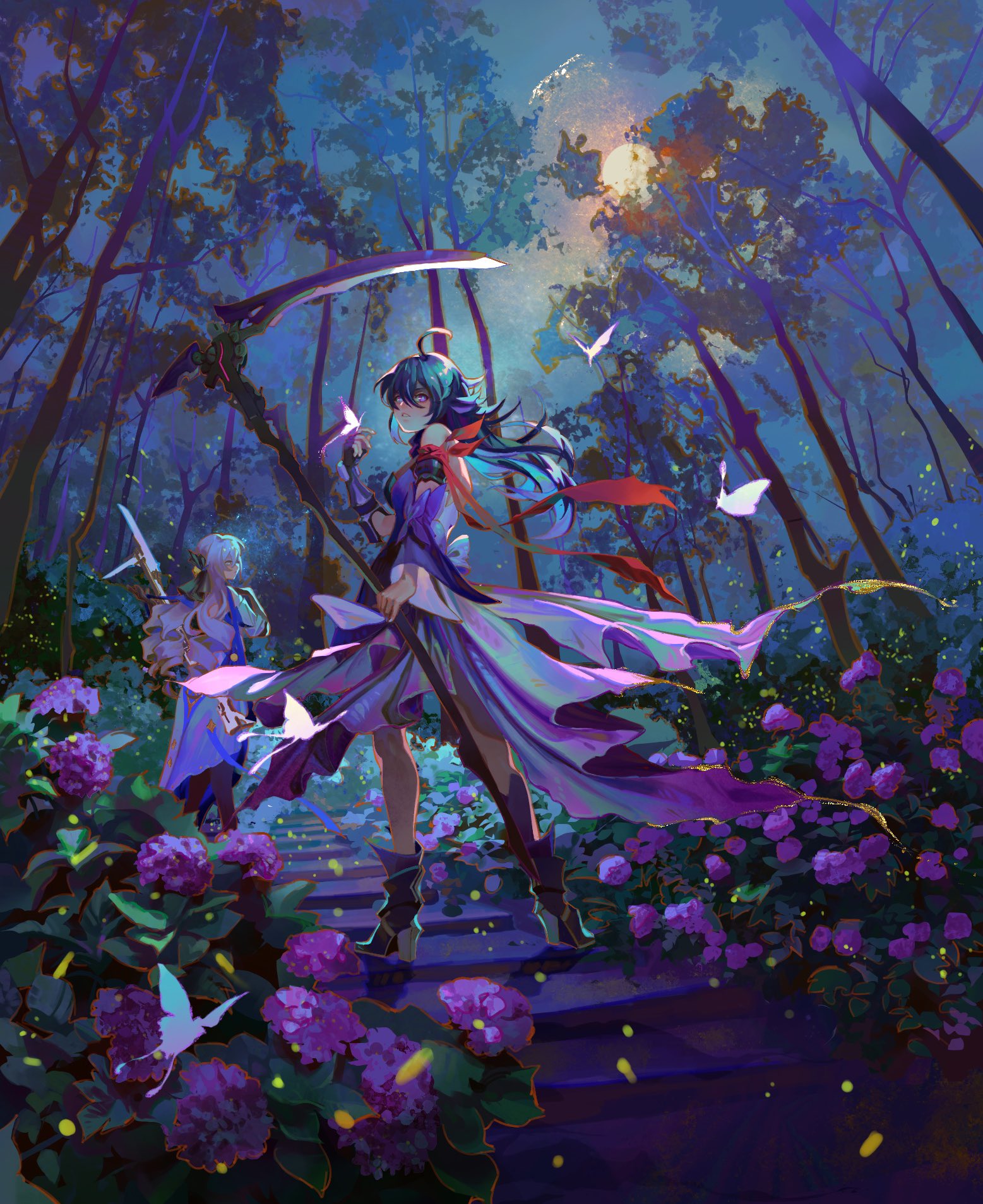 The Big ImageBoard (TBIB) - 2girls armlet bare shoulders bronya rand ...