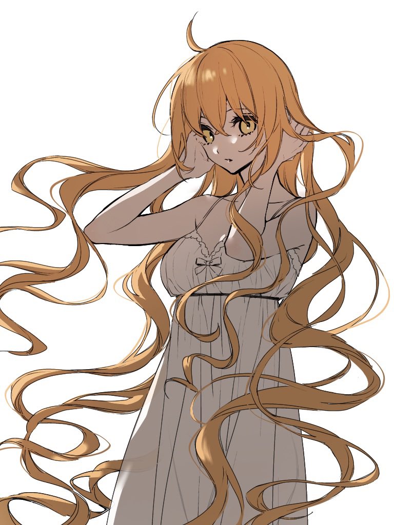 The Big ImageBoard (TBIB) - 1girl ahoge alternate hair length alternate hairstyle dress fate ...