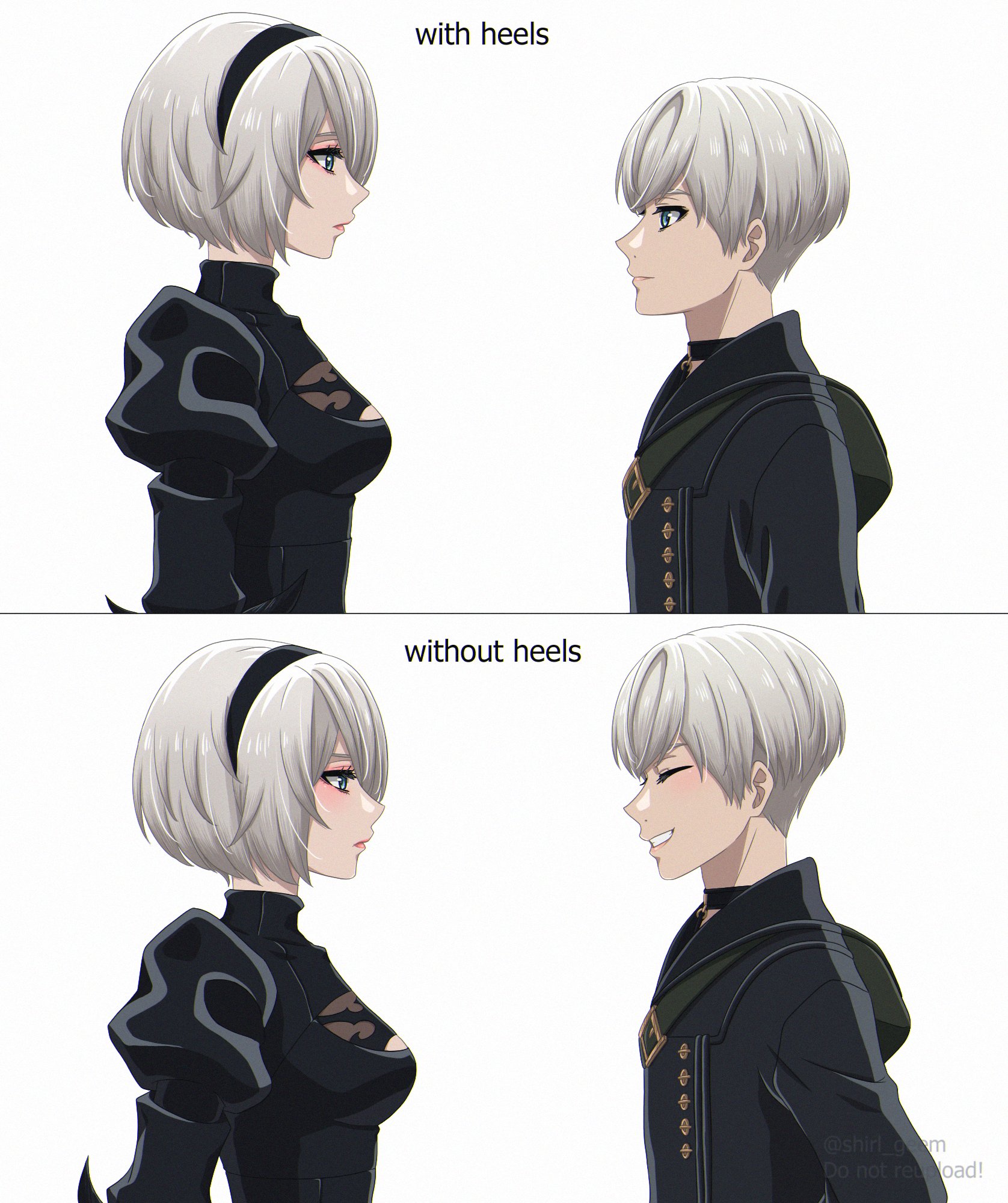 The Big ImageBoard (TBIB) - 1boy 1girl 2b (nier:automata) 9s (nier ...