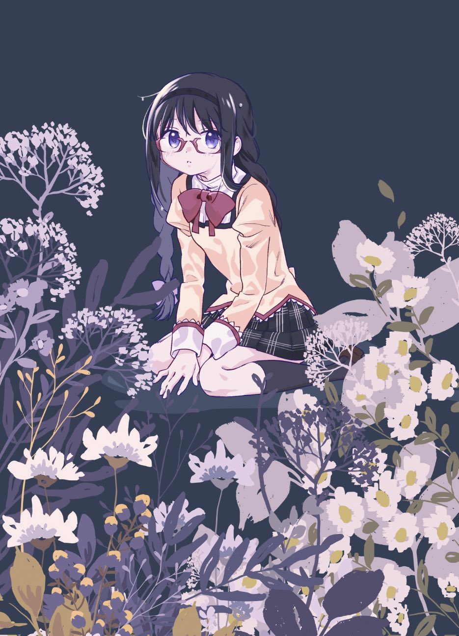 The Big Imageboard Tbib 1girl Akemi Homura Black Hair Black