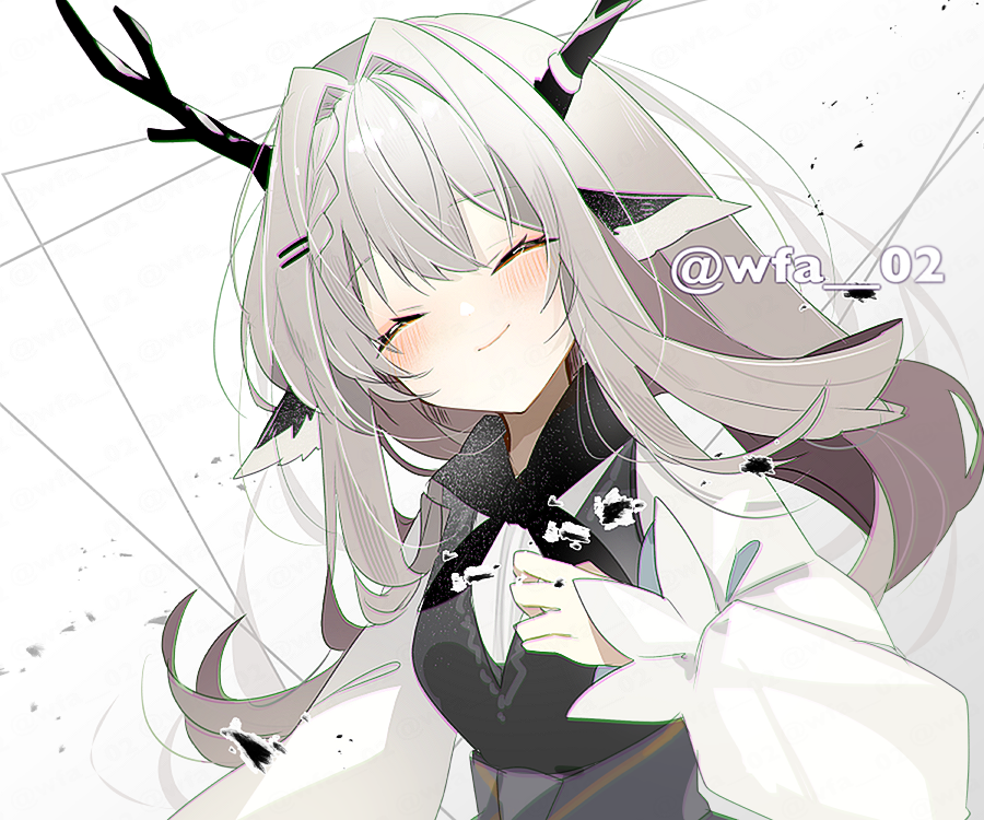 The Big ImageBoard (TBIB) - 1girl alina (arknights) animal ears antlers ...