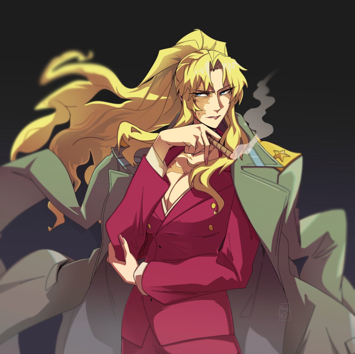 The Big ImageBoard (TBIB) - 1girl arm across waist balalaika (black ...