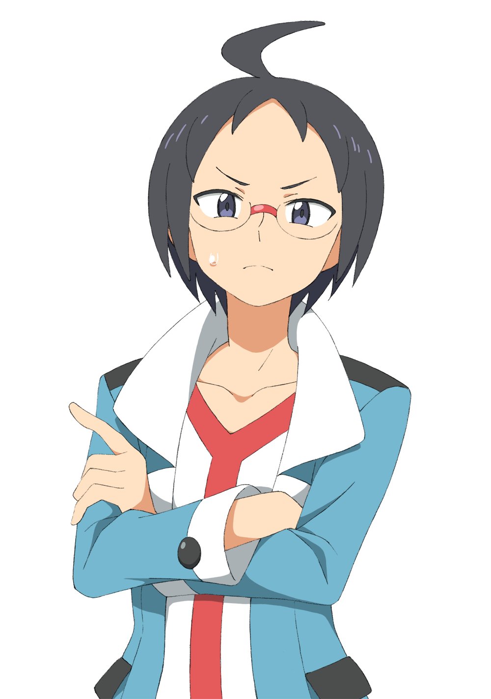 The Big ImageBoard (TBIB) - 1boy ahoge aqua jacket black hair cheren ...