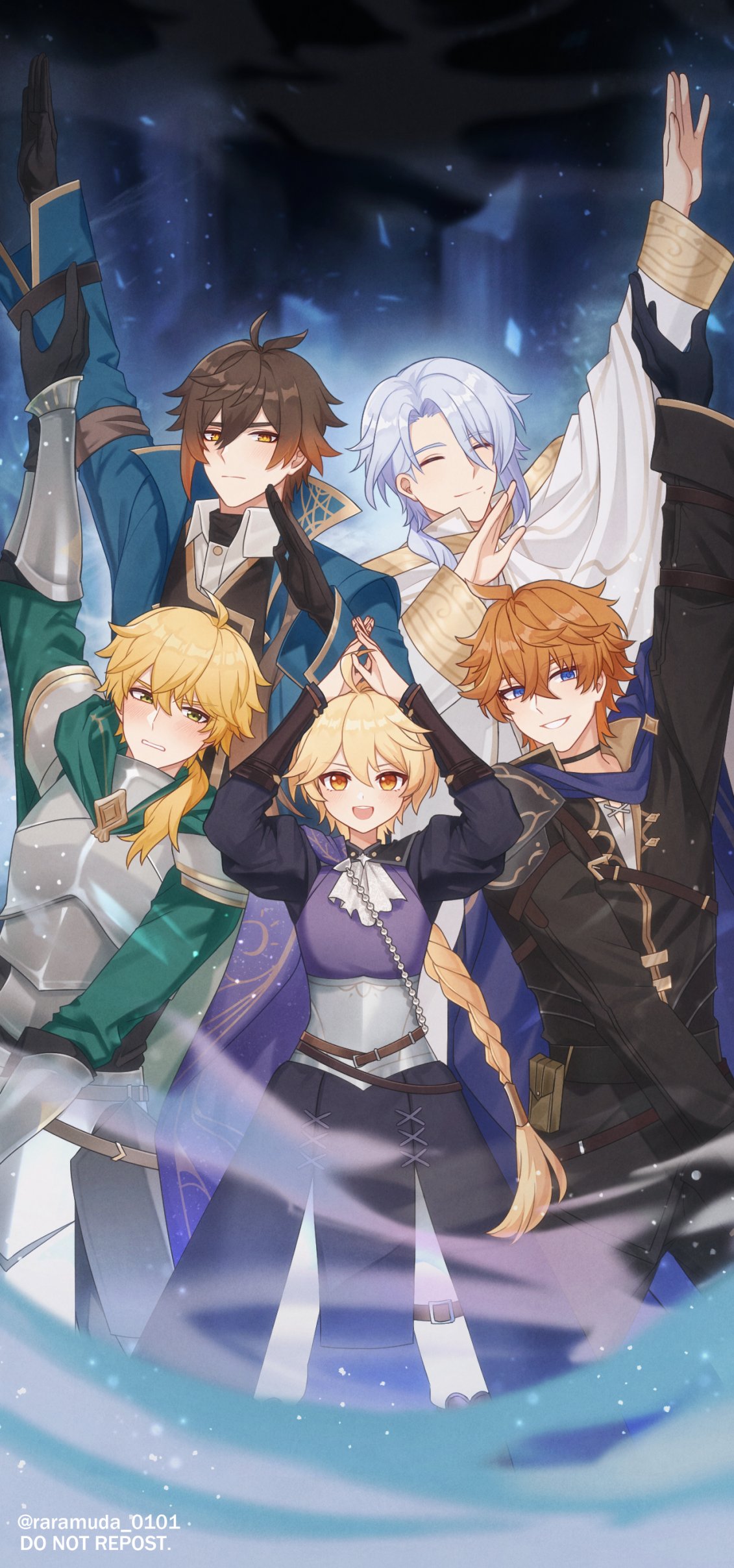 The Big ImageBoard (TBIB) - 5boys absurdres aether (genshin impact ...