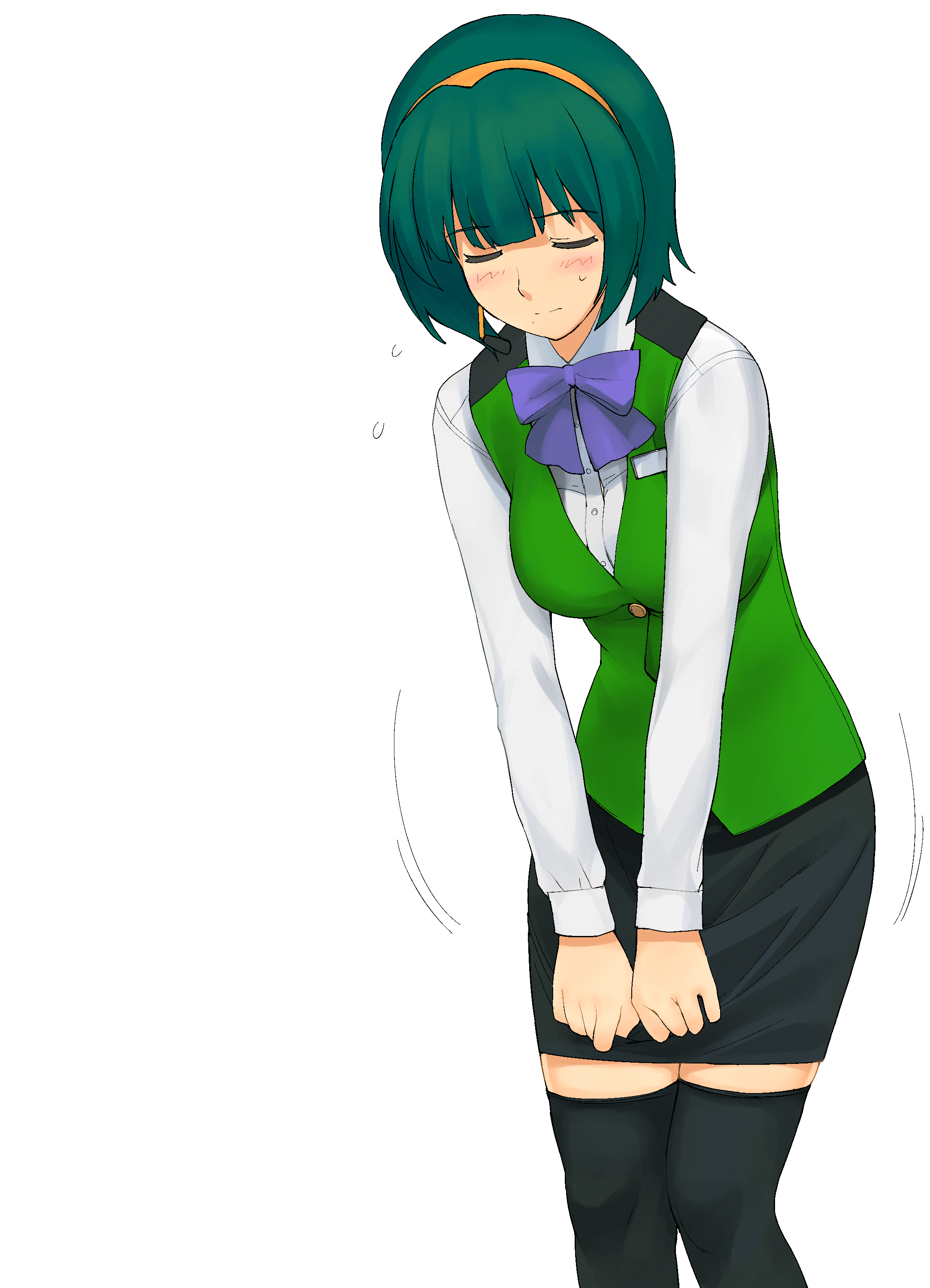 The Big Imageboard Tbib 1girl A1 Absurdres Blush Bow Bowtie Breasts