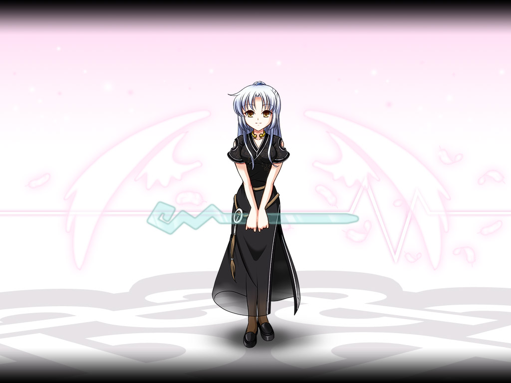 The Big ImageBoard (TBIB) - 1girl angel beats! bad id bad pixiv id blue ...