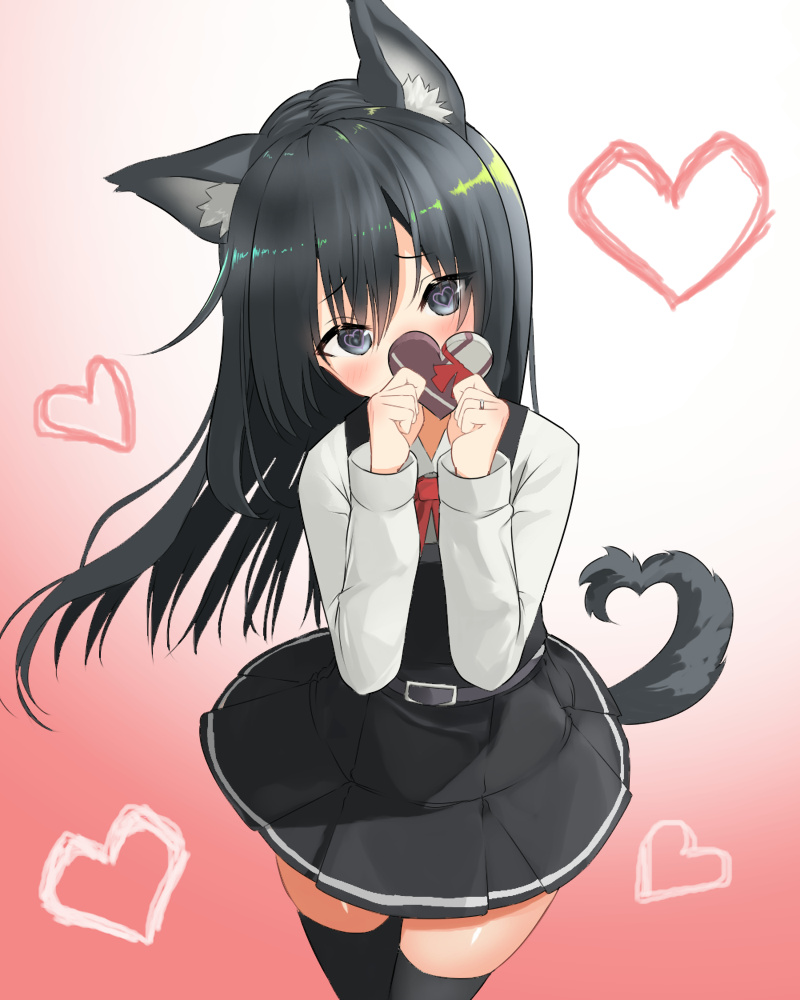 The Big ImageBoard (TBIB) - 1girl animal ears arm warmers asashio (kancolle) asashio kai ni ...