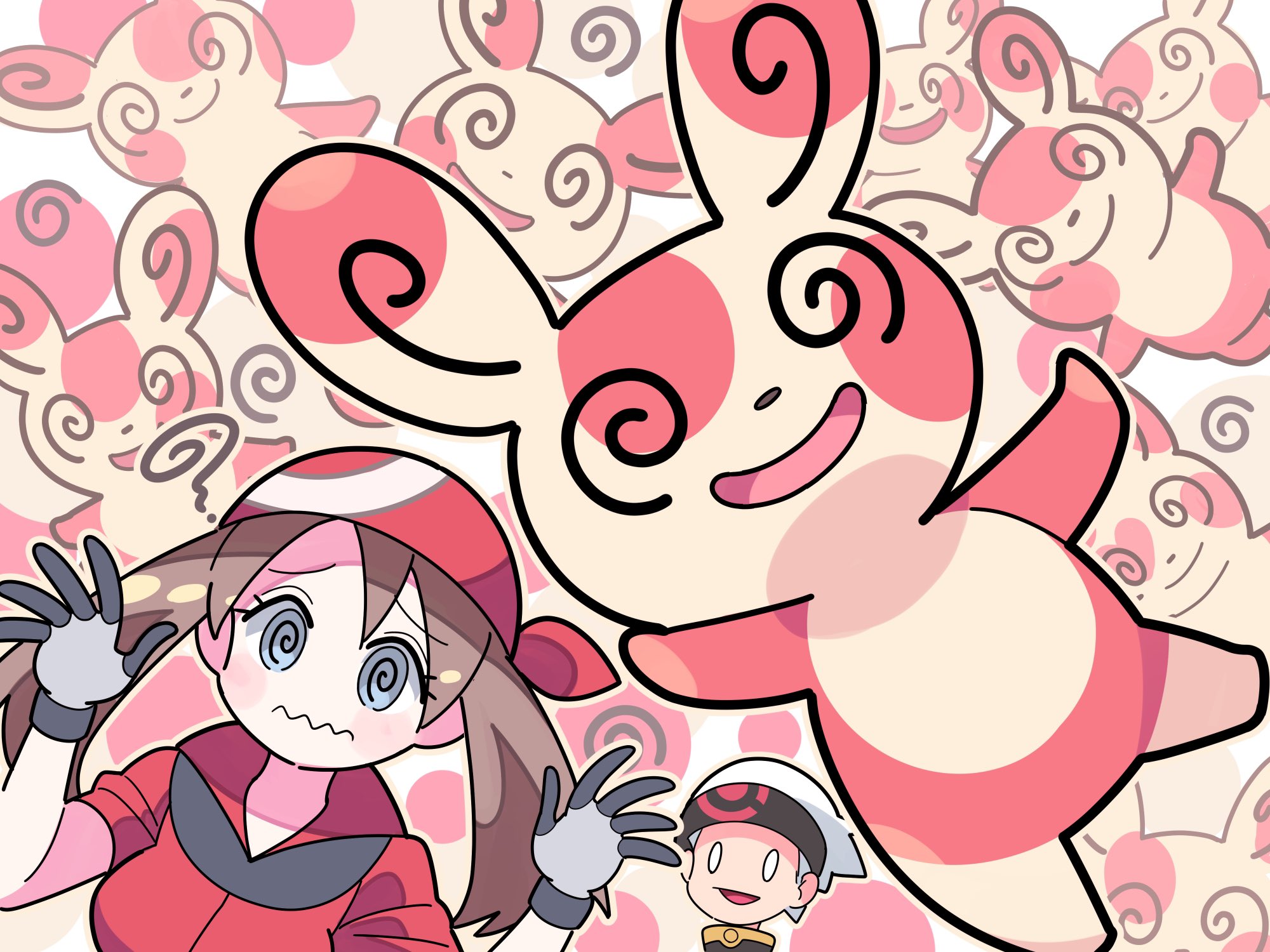 The Big ImageBoard (TBIB) - 1boy 1girl :d ? @ @ bandana beanie brendan ...