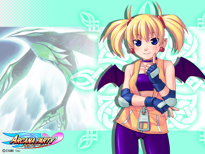 The Big Imageboard Tbib Aq Interactive Arcana Heart Atlus Blonde