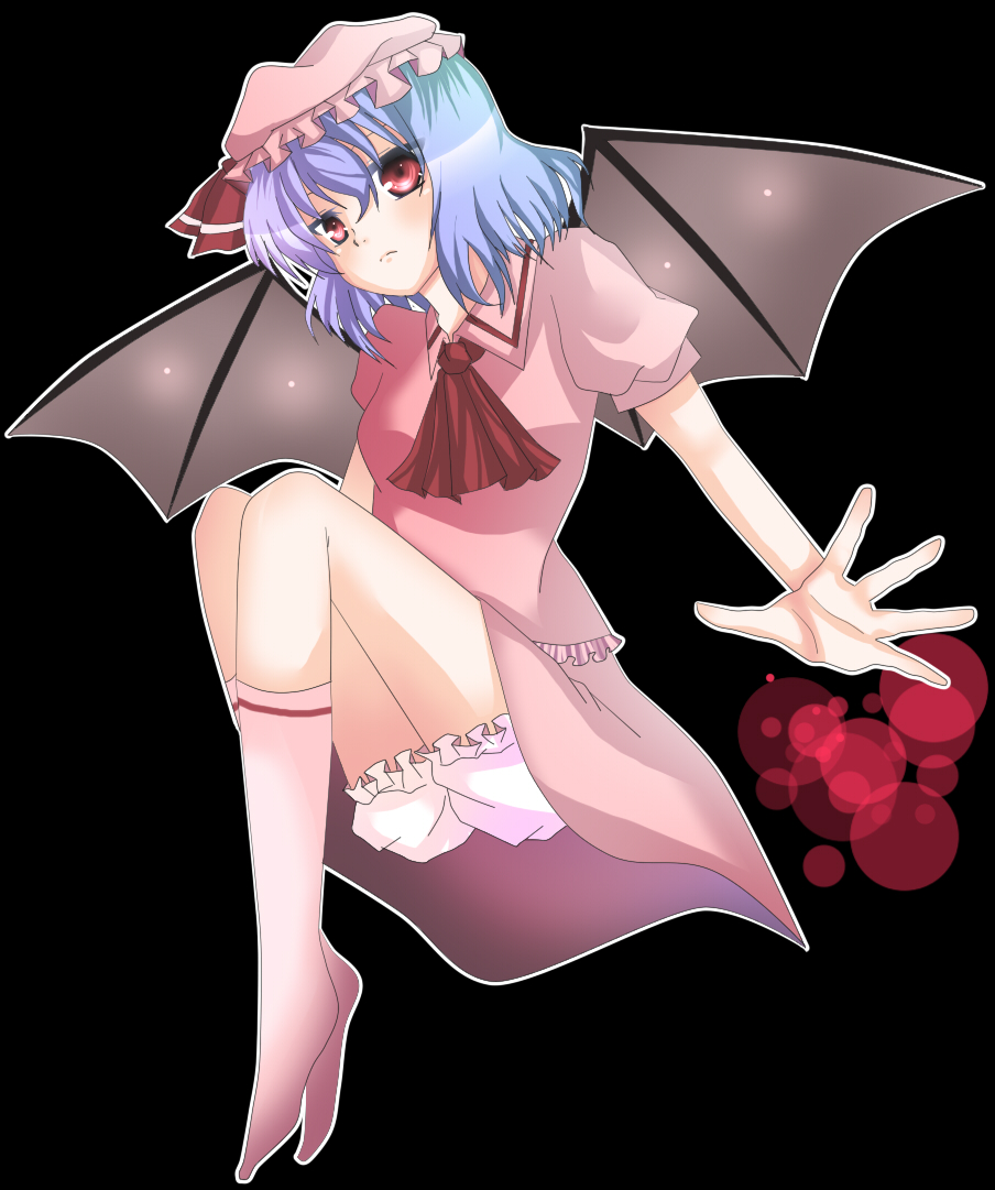 The Big ImageBoard (TBIB) - bad id bad pixiv id bat wings blue hair red eyes remilia scarlet ...