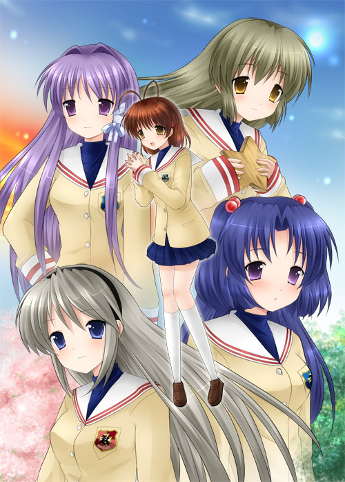 The Big Imageboard Tbib 6u Eternal Land Blue Hair Blue Skirt