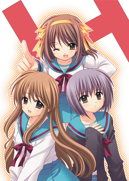 The Big Imageboard Tbib Asahina Mikuru Blue Sailor Collar Blue