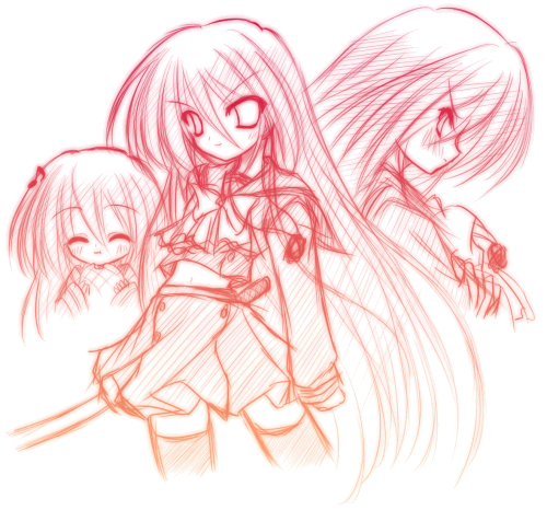 The Big ImageBoard (TBIB) - 1girl alastor (shakugan no shana) gradient ...