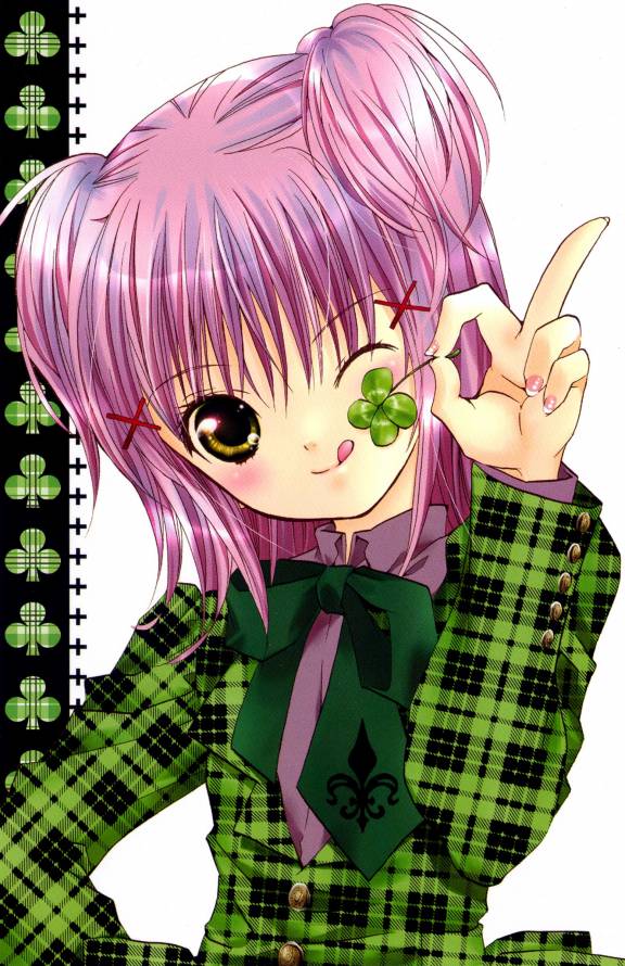 The Big ImageBoard (TBIB) - 1girl blush clover club (shape) four-leaf ...