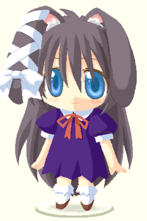 The Big ImageBoard (TBIB) - 1girl animal ears chibi commentary request imageboard colors lowres ...