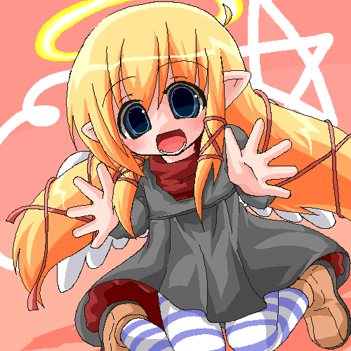 The Big Imageboard Tbib D Angel Blonde Hair Copyright Request Halo