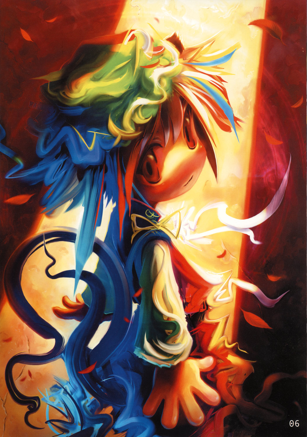 The Big ImageBoard (TBIB) - 1girl brown eyes brown hair cat tail chen ...