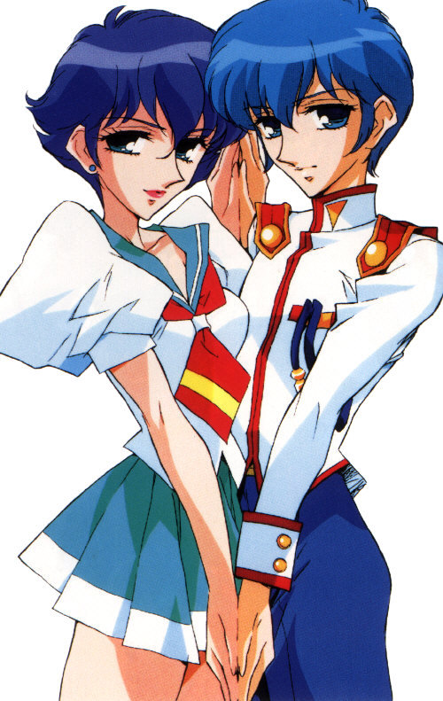 The Big Imageboard Tbib 1girl 90s Aiguillette Artist Request Blue