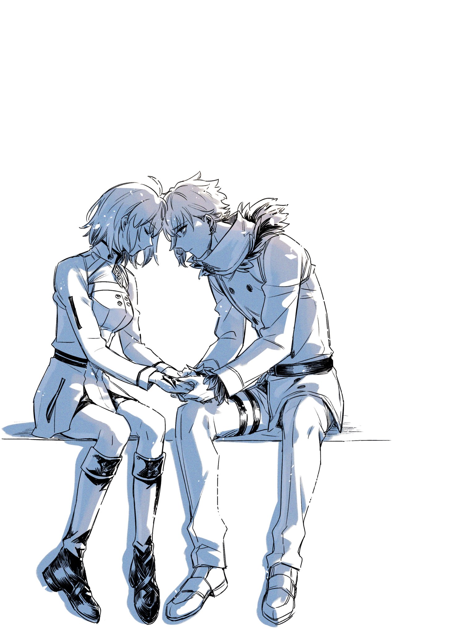 The Big ImageBoard (TBIB) - 1boy 1girl bags under eyes boots coat ...