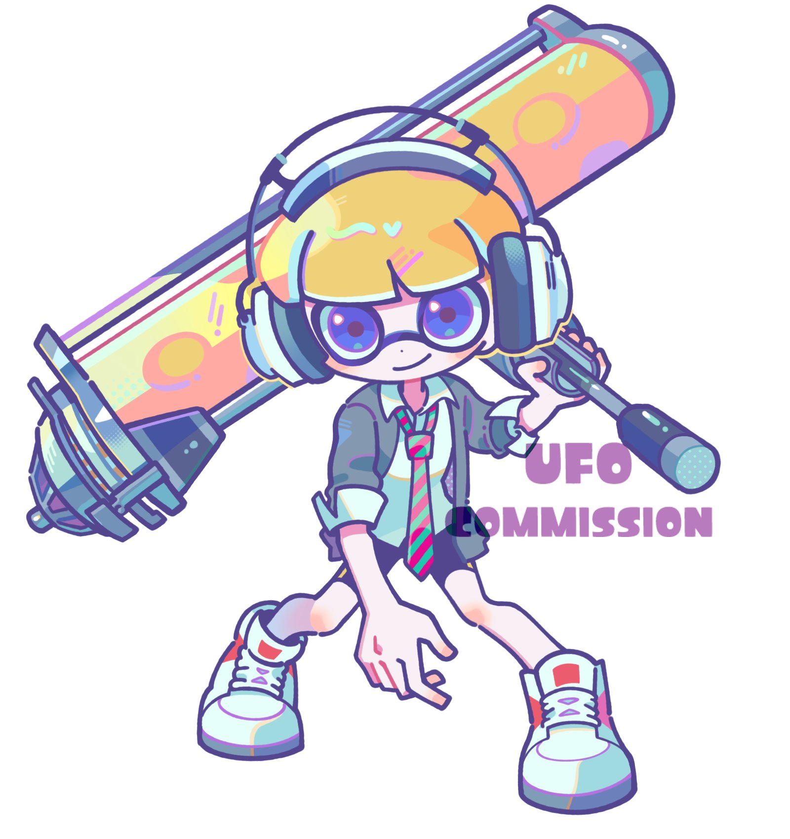 The Big ImageBoard (TBIB) - 1boy blonde hair blue hair closed mouth ...