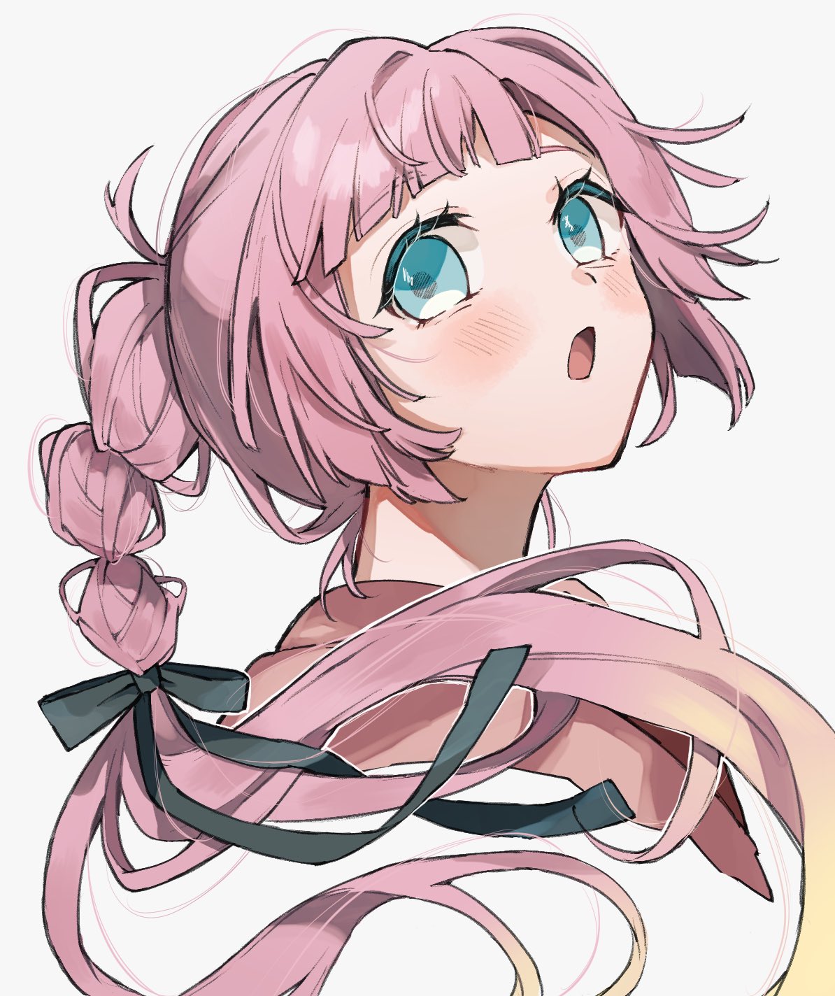 The Big ImageBoard (TBIB) - 1girl :o airan alp anyoji hime black ribbon blonde hair blue eyes ...