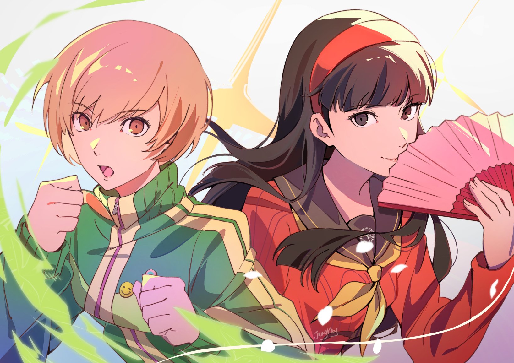 The Big ImageBoard (TBIB) - 2girls amagi yukiko artist name black eyes ...