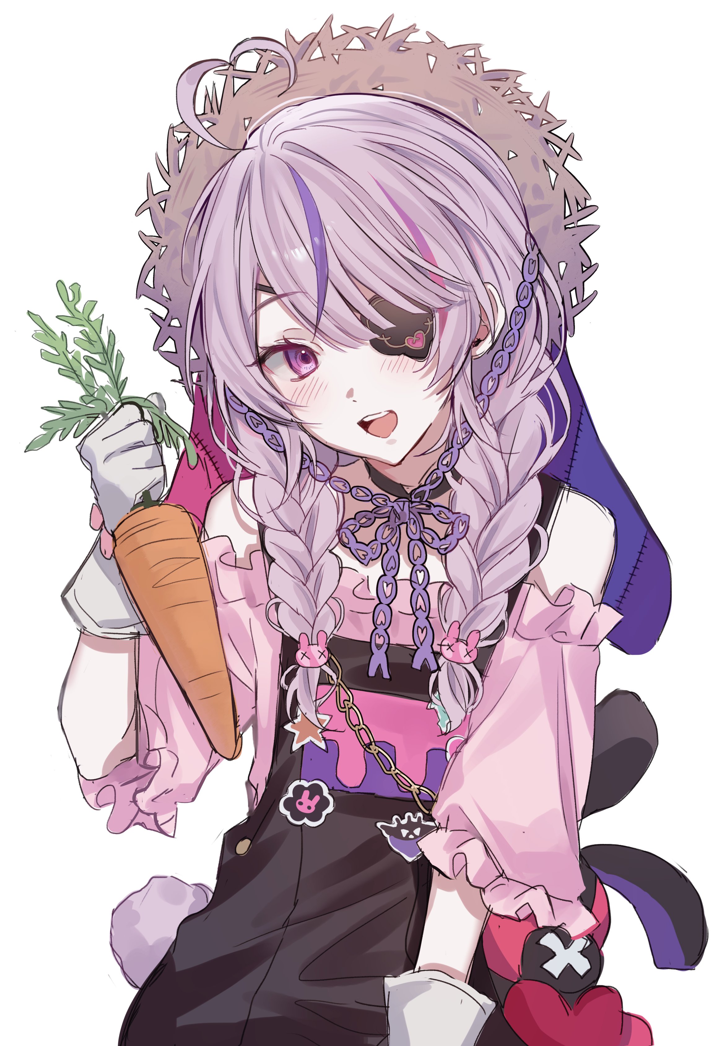 The Big ImageBoard (TBIB) - 1girl absurdres ahoge blush braid carrot ...