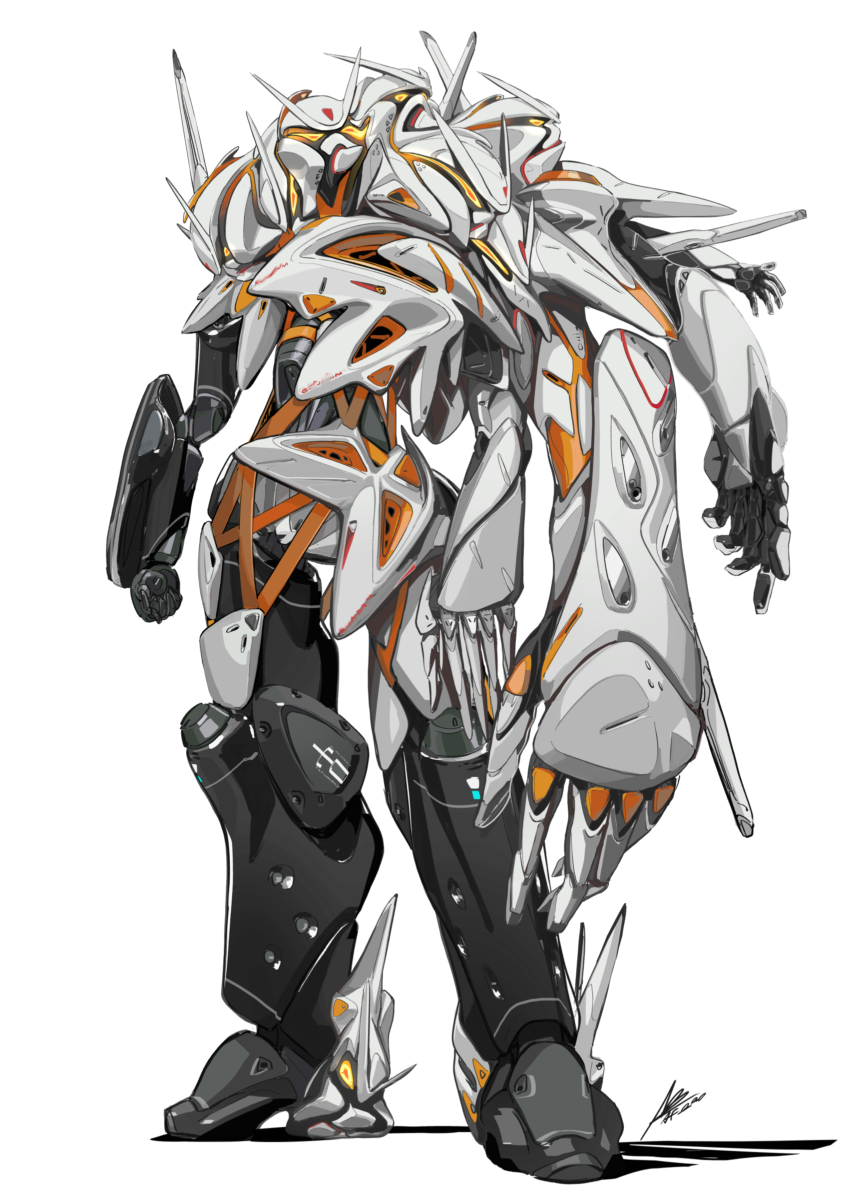 The Big ImageBoard (TBIB) - afukuro alternate design armor asymmetrical ...
