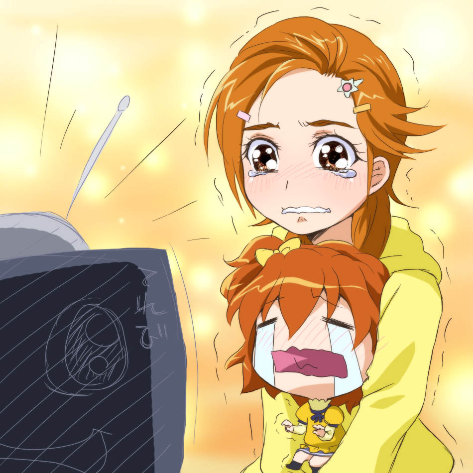 The Big ImageBoard (TBIB) - brown hair chibi crying cure pine fresh ...